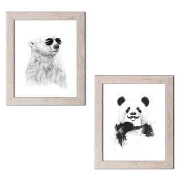 Stunning Navy Blue and Gold Flower Print Set; Floral Decor; Two 12x12in ...