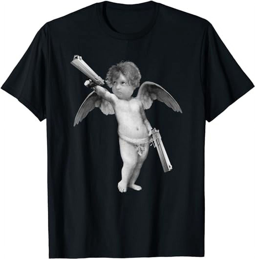 Gangster Cupid Funny Retro T Shirt for Men Women and Kids - Walmart.com
