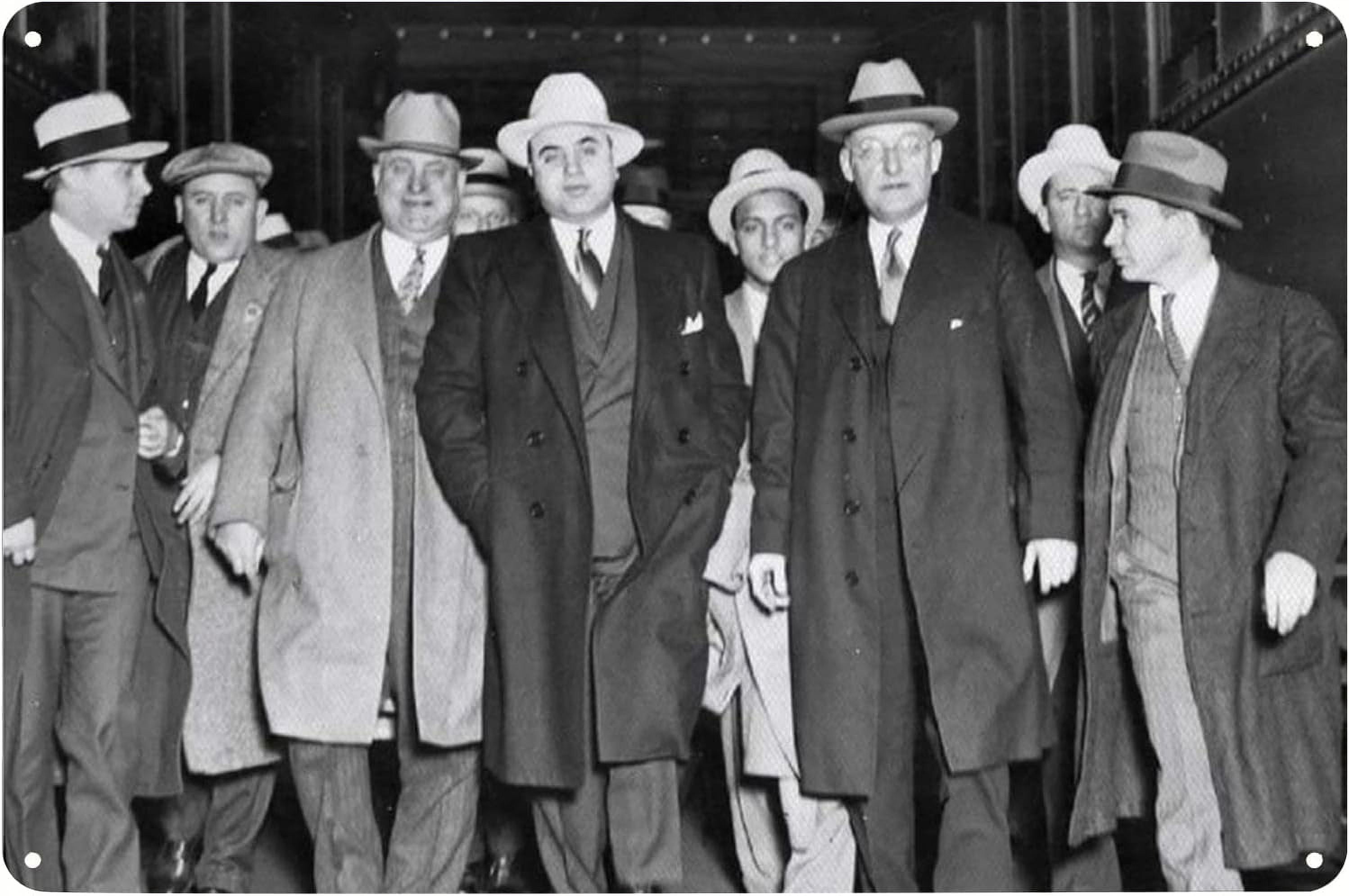 Gangster Mobster AL Capone Criminal Mob Mafia Poster Metal Tin Sign ...