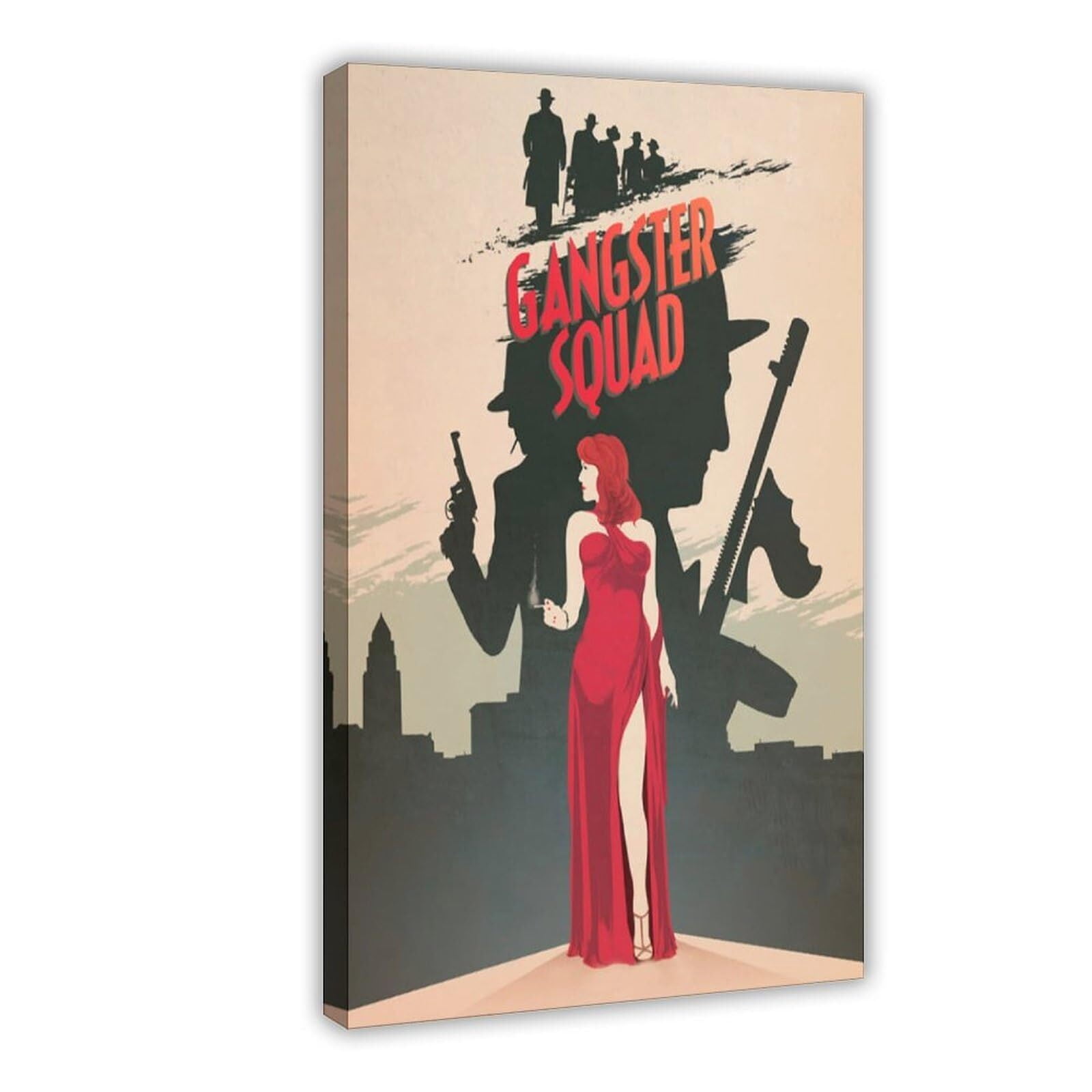 Gangster Squad Movie Poster Cover Art Deco 2 Canvas Poster Wall Art ...