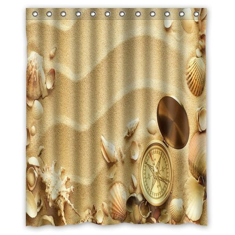 Ganma Most Beautiful Design Golden Compass Shells Sandy Beach Sand ...
