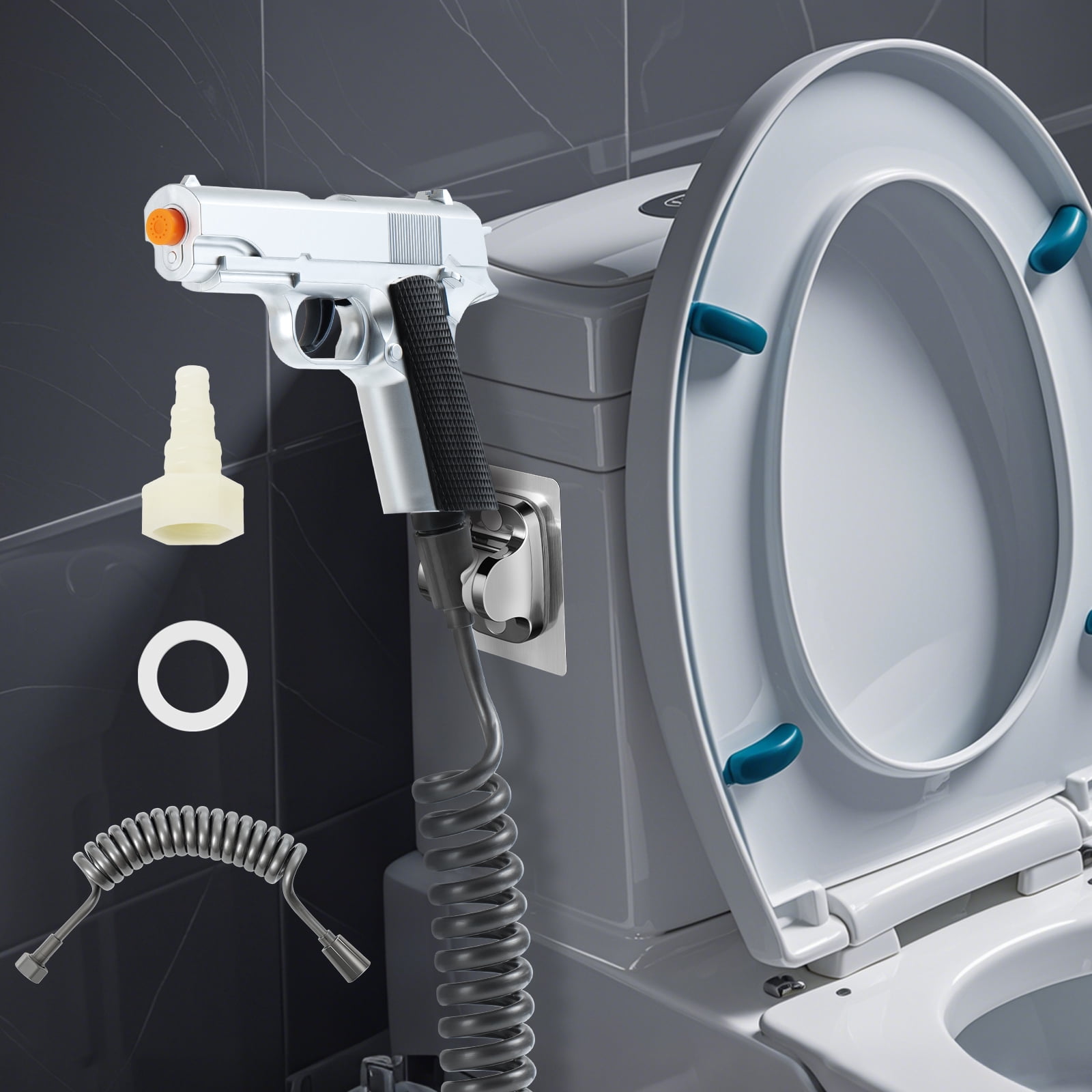 Ganova Bidet Sprayer For Toilet, Handheld Sprayer Kit, Easy To Install ...