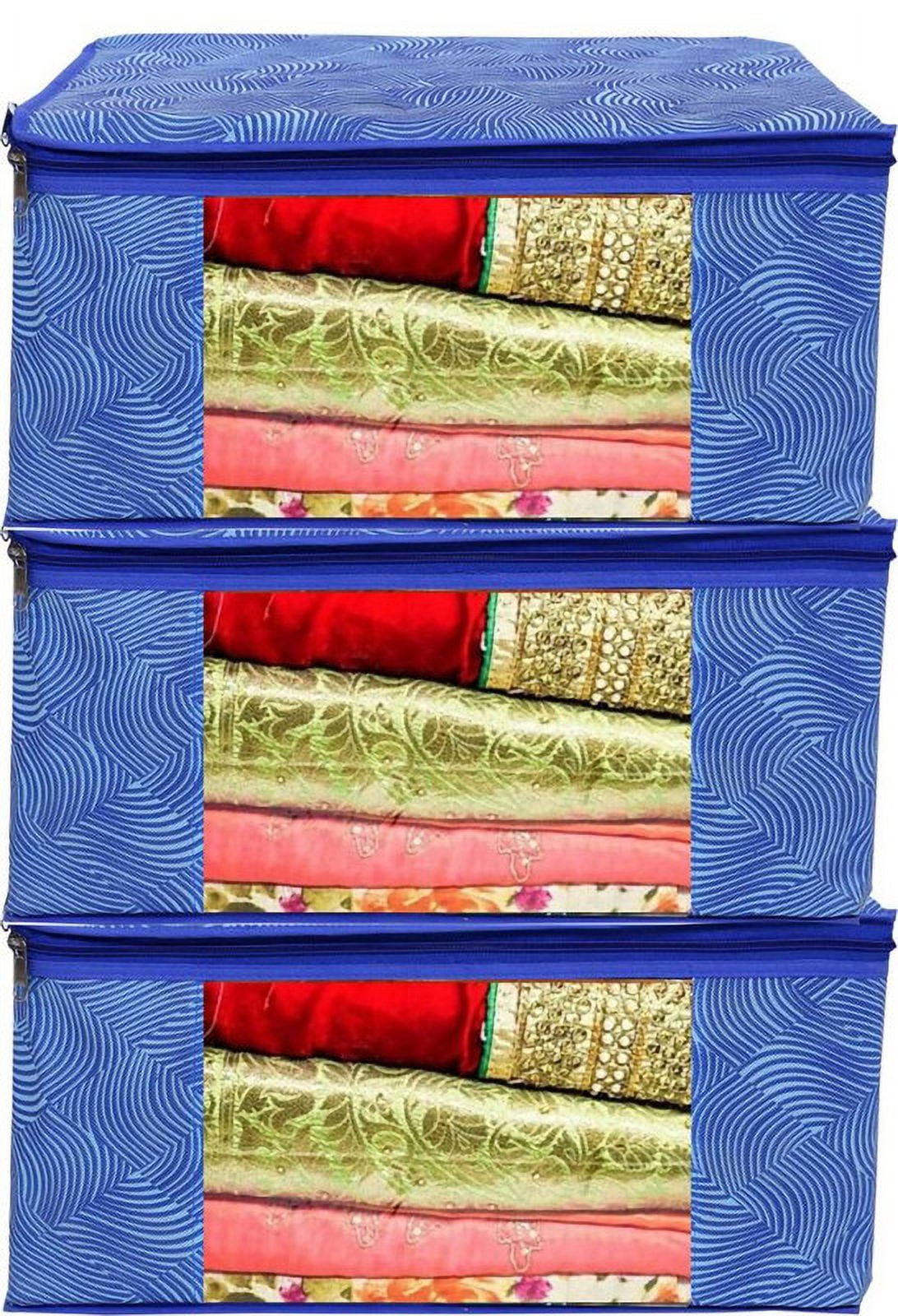 Ganpati Bags Presents Leheriya Print Saree Covers With Zip|Saree Covers ...