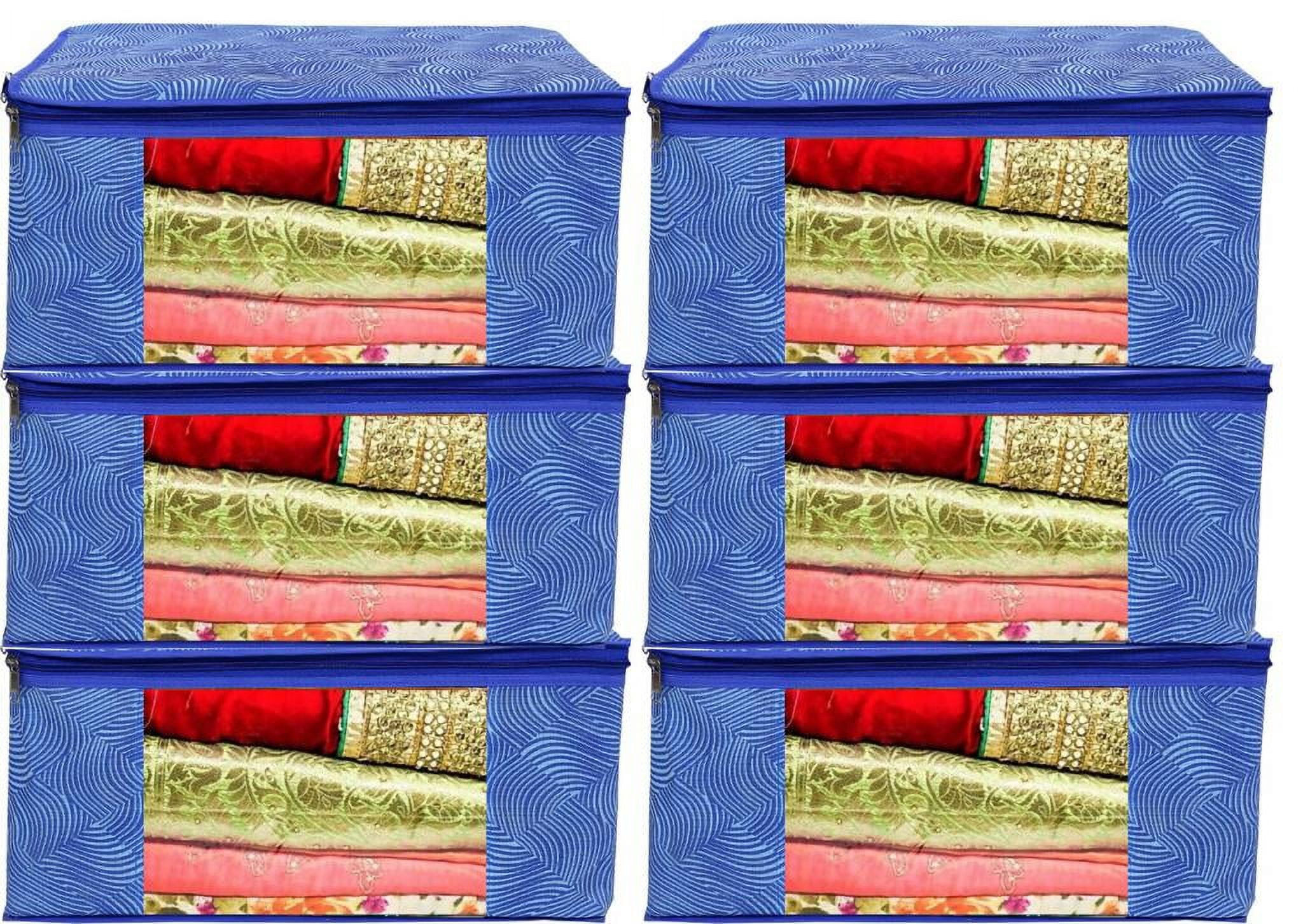 Ganpati Bags Presents Leheriya Print Saree Covers With Zip|Saree Covers ...