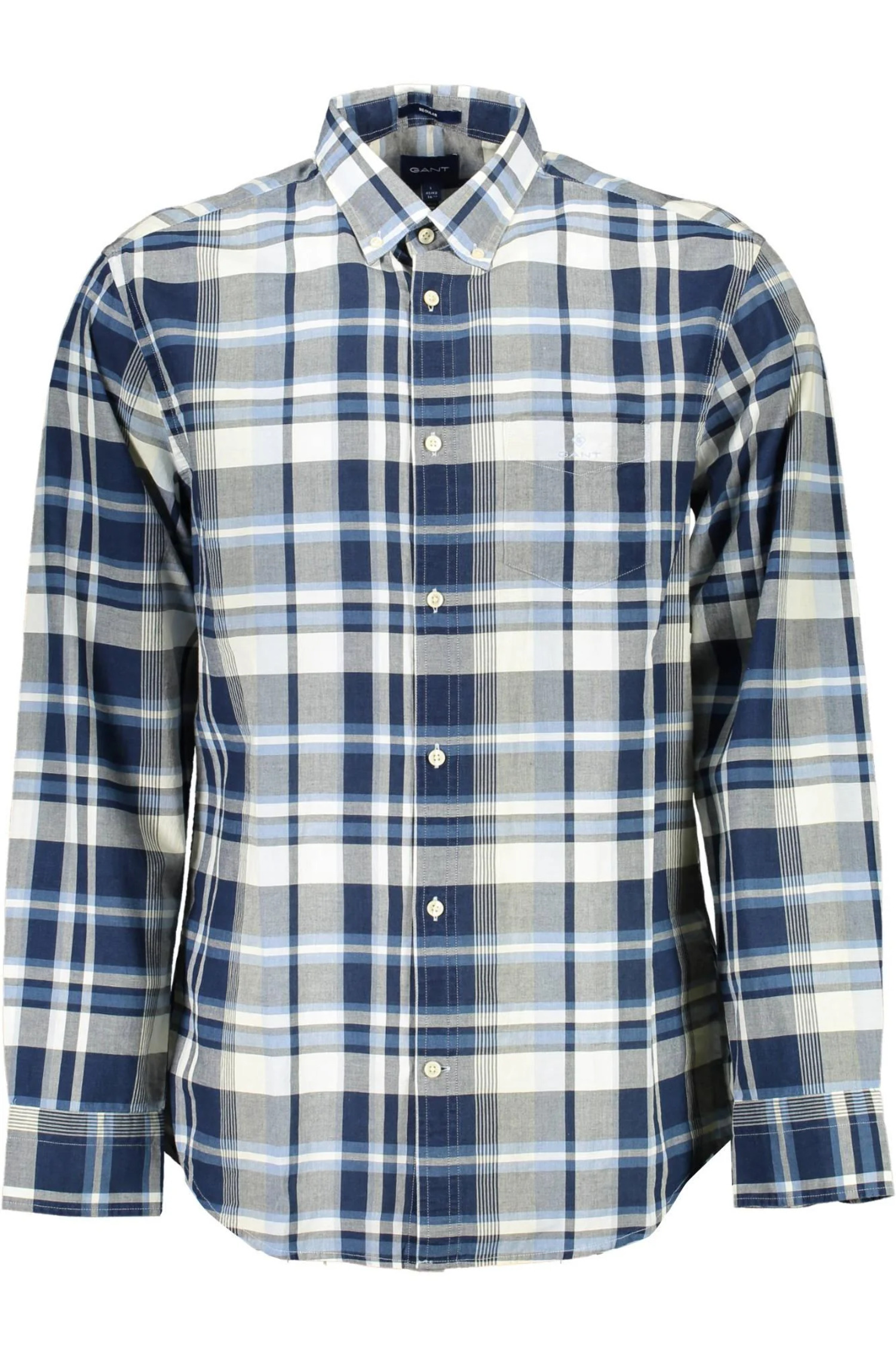 Gant Blue Cotton Men Shirt - Walmart.com