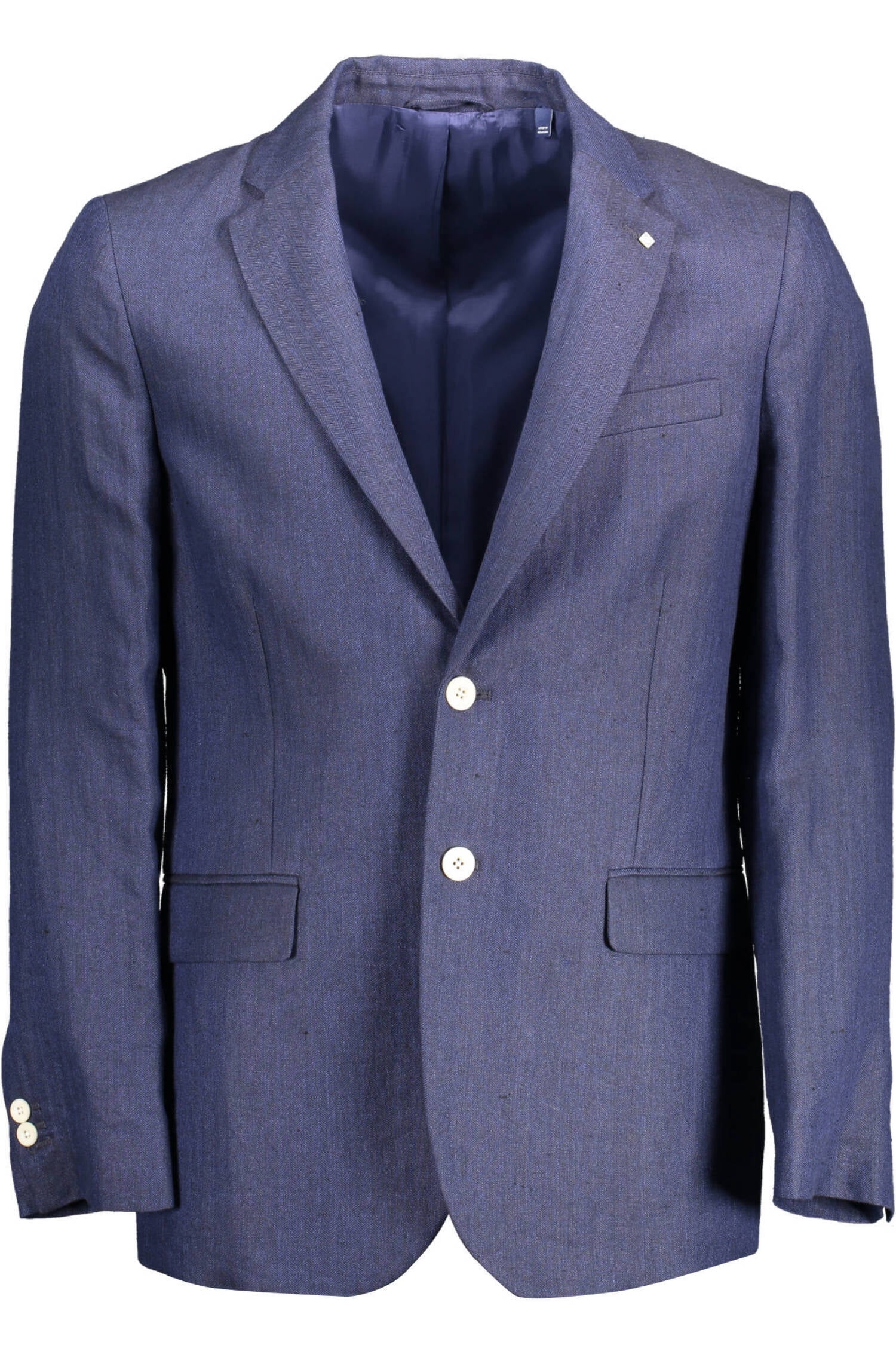 Gant Blue Linen Men Jacket - Walmart.com
