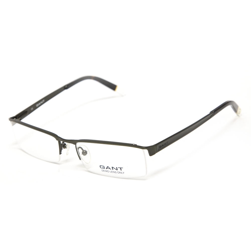 Gant Elta Semi-Rimless Eyeglass Frames 55mm Satin Olive - Walmart.com