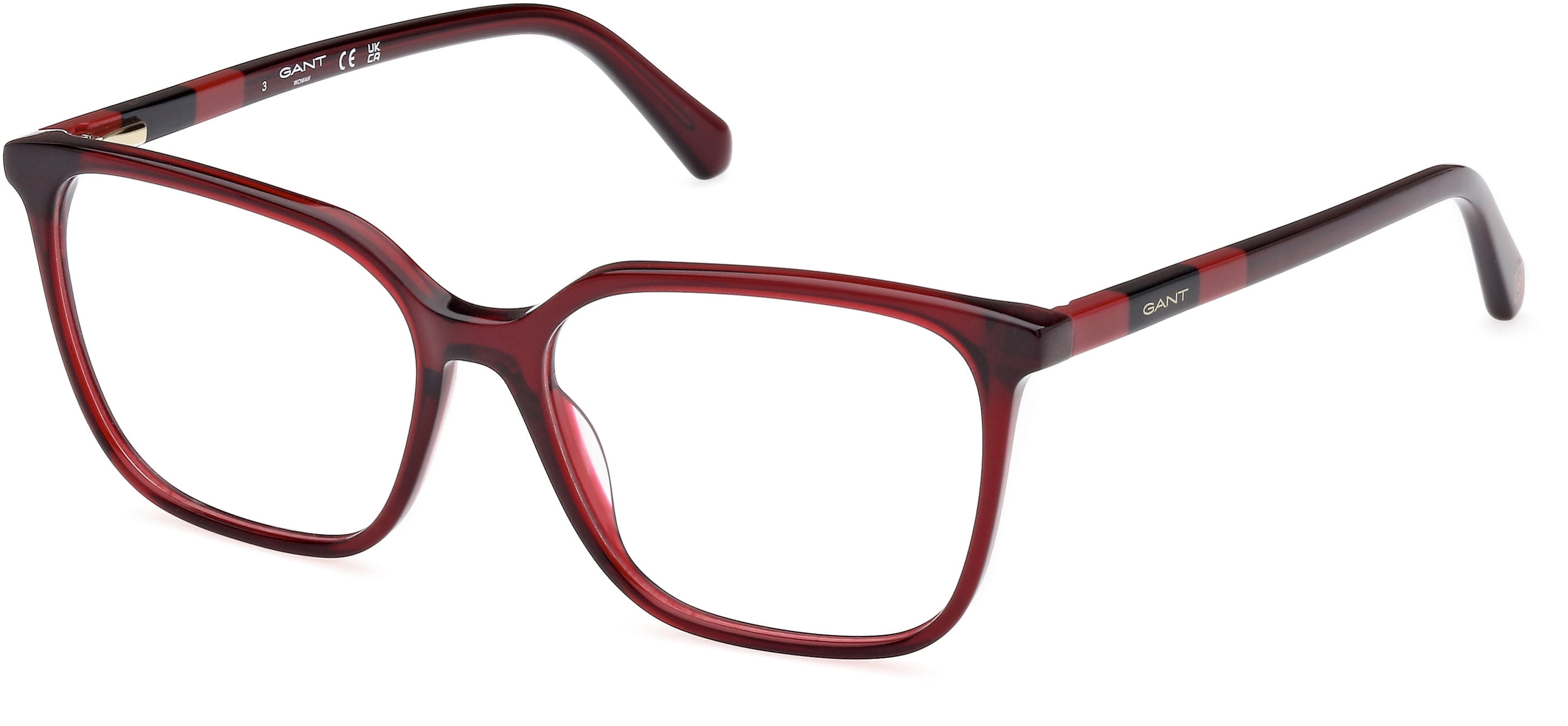 Gant GA4150 066 Women's Shiny Red Plastic Cat Eye Frame Eyeglasses ...