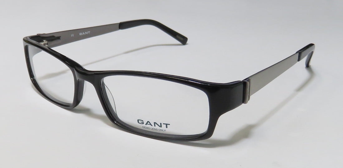 Gant Hewitt Rectangular Eyeglass Frames 53mm Black - Walmart.com
