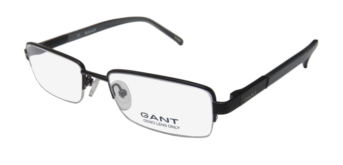 Gant Jessie Semi-Rimless Eyeglass Frames 51mm Satin Black - Walmart.com
