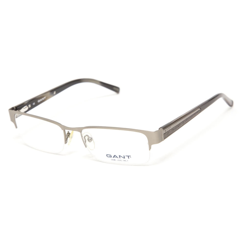 Gant Kenmore Semi-Rimless Eyeglass Frames 54mm Satin Gunmetal - Walmart.com
