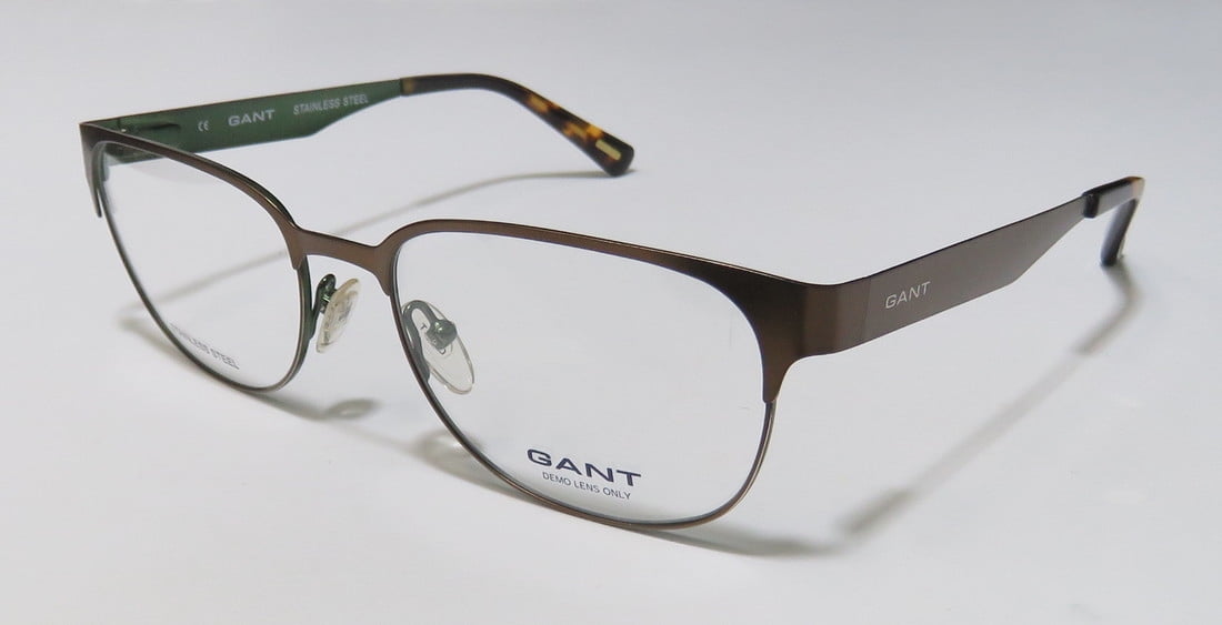 Gant Kline Eyeglass Frames 52mm Satin Brown - Walmart.com