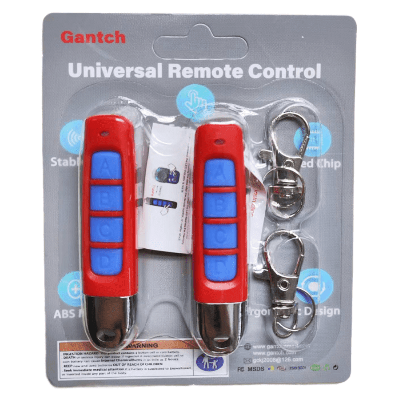 Gantch Universal Copy Remote Key Smart Home Remote Control Key Fob, 4 ...