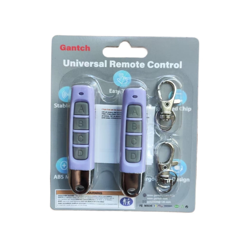 Gantch Universal Copy Remote Key Smart Home Remote Control Key Fob, 4 ...