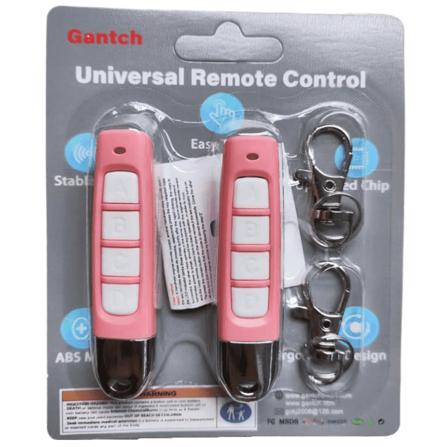Gantch Universal Copy Remote Key Smart Home Remote Control Key Fob, 4 ...
