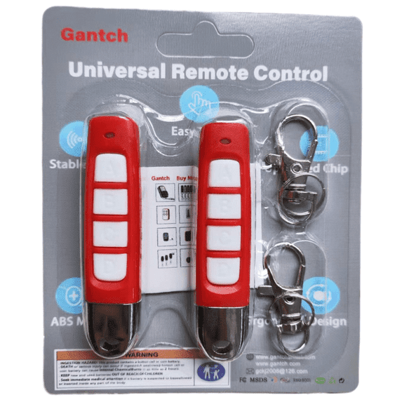 Gantch Universal Copy Remote Key Smart Home Remote Control Key Fob, 4 ...