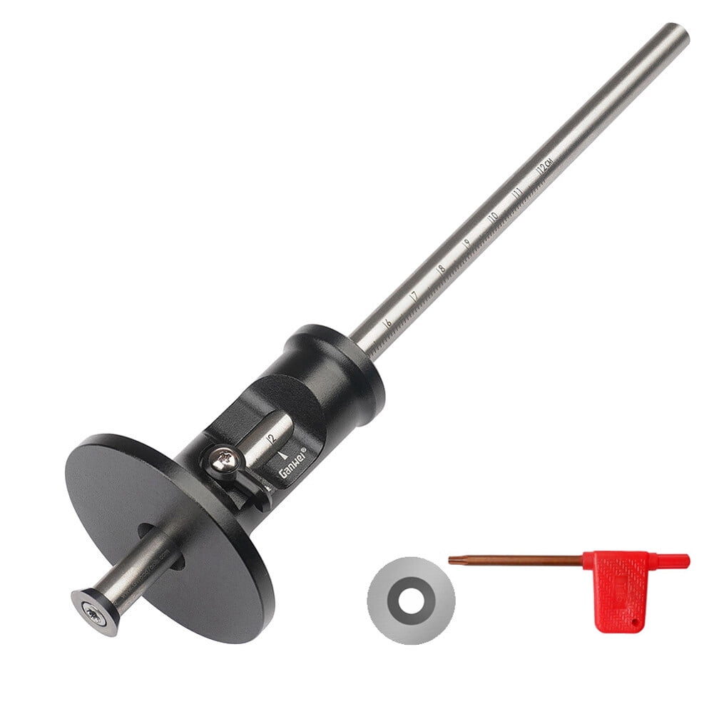 Ganwei Wheel Marking Gauge 0-120mm Woodworking Marking Scriber ...