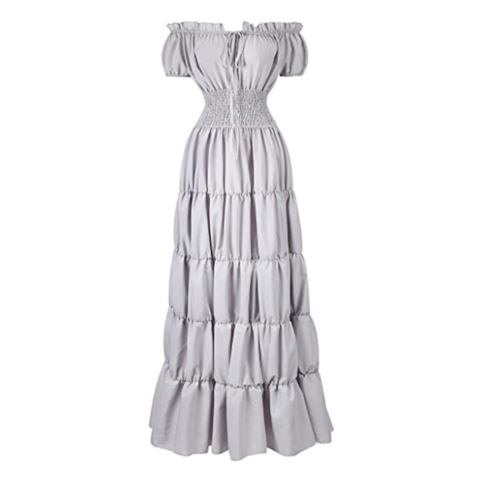 Ganyu Bunny Girl Senpai Women Elegant Irish Over Dress Smocked Waist ...