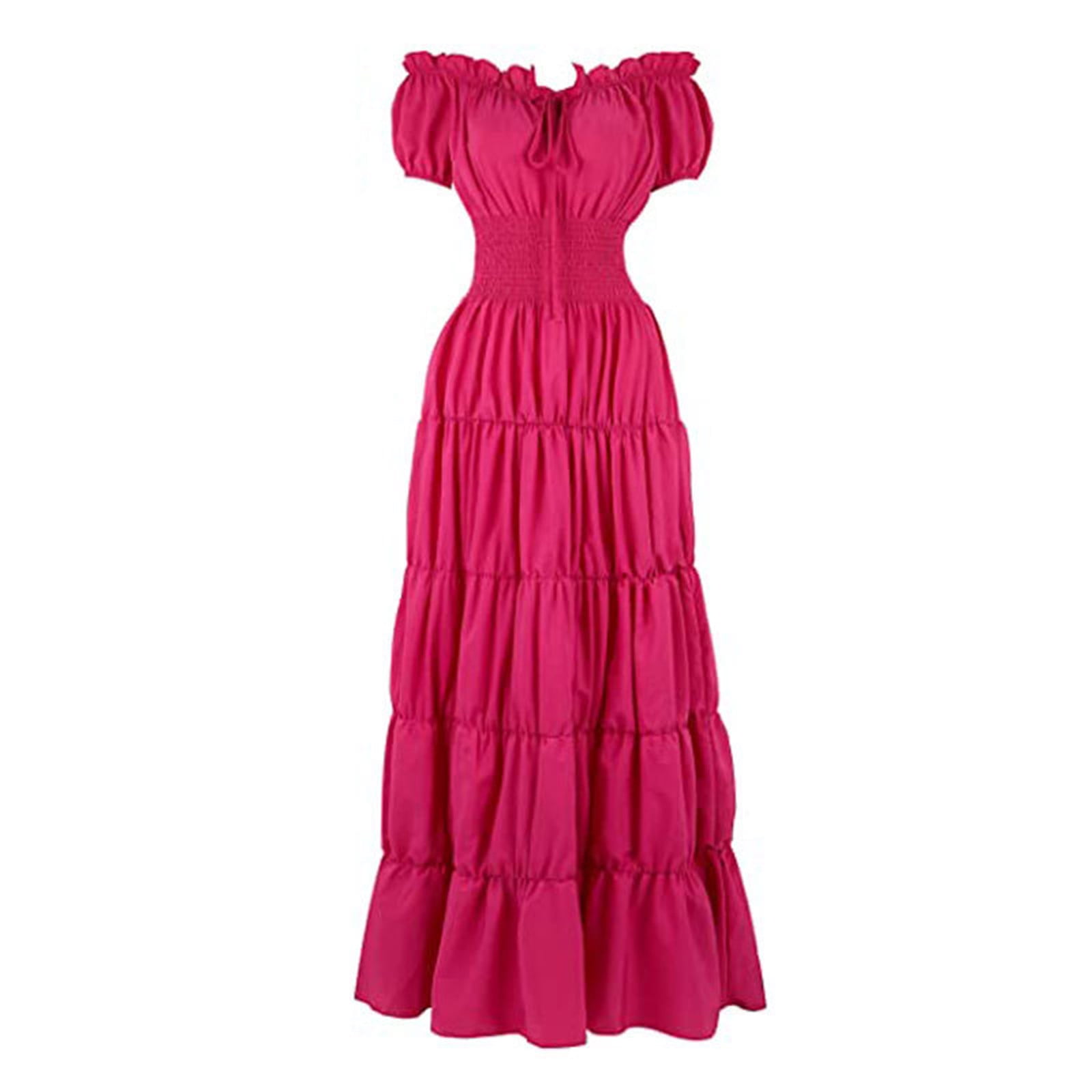 Ganyu Bunny Girl Senpai Women Elegant Irish Over Dress Smocked Waist ...