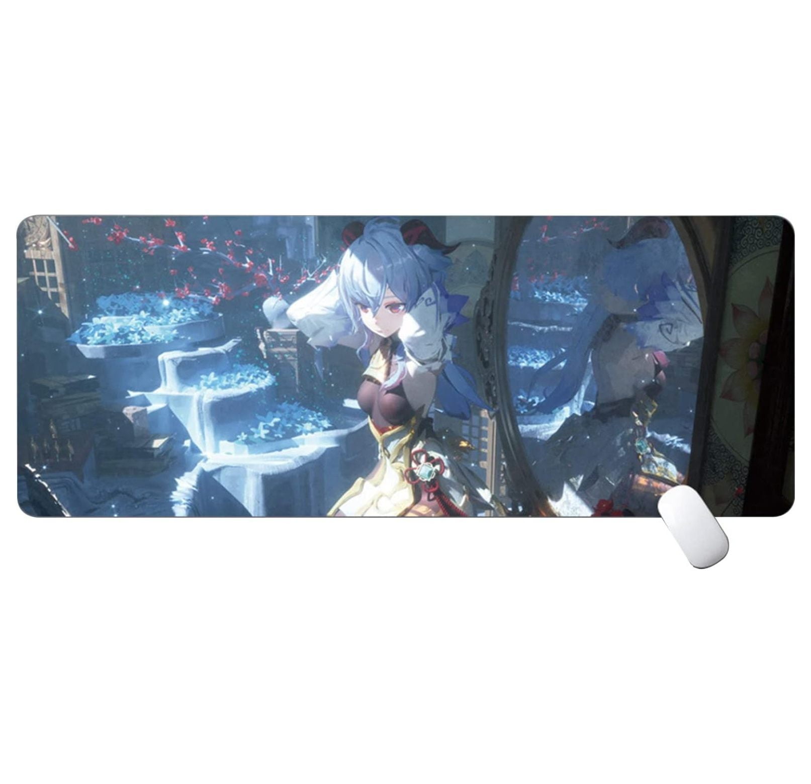 Ganyu Genshin Impact Large Gaming Mouse Pad Desk Mat Anime Mousepad ...