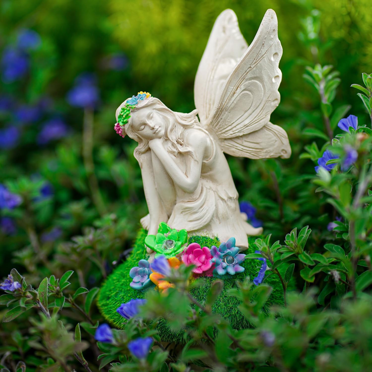 GanyunXQ Garden Decor EC36 Angel Statue, Outdoor Patio Garden ...