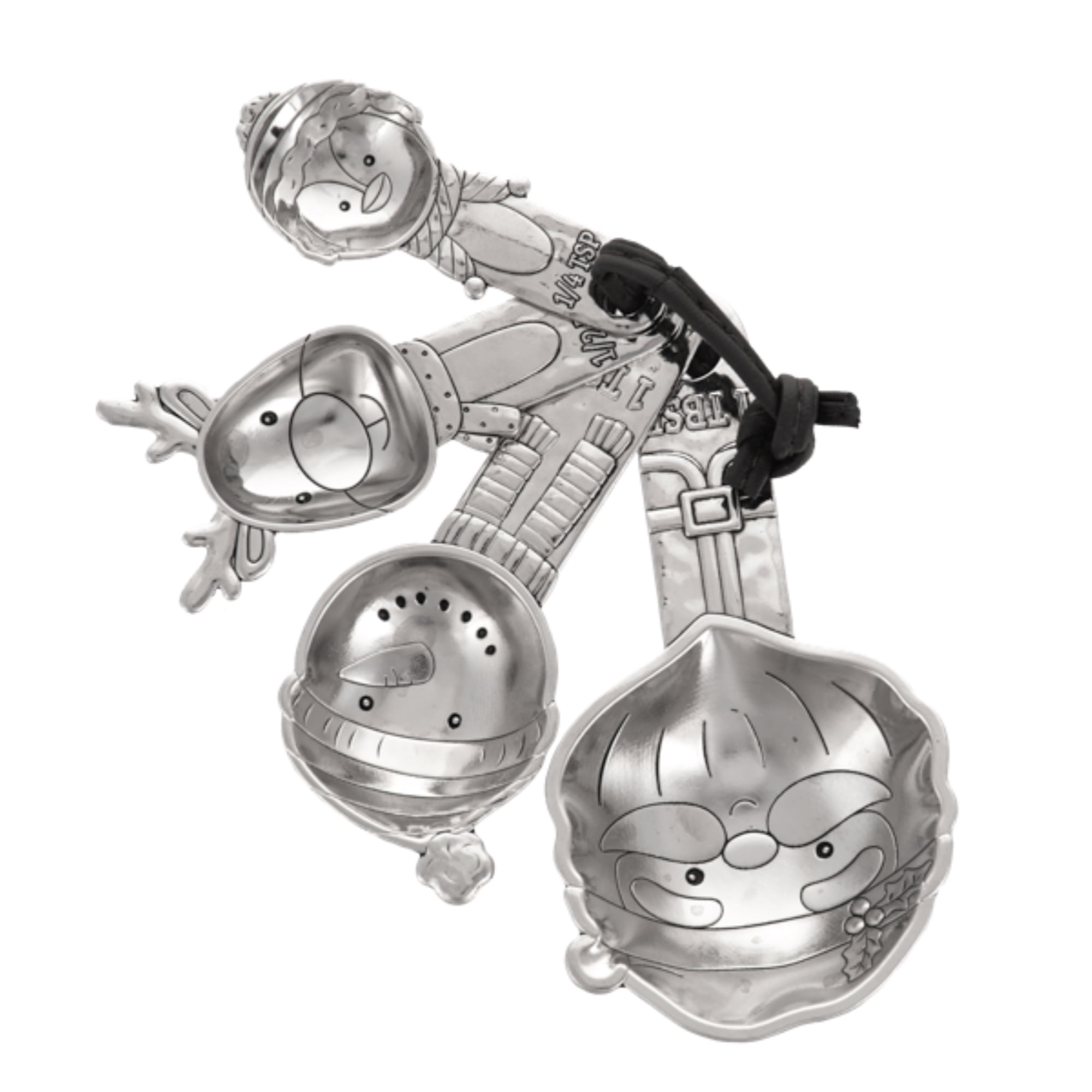 Ganz 4-Piece Zinc Alloy Measuring Spoon Set For Kitchen, Holiday ...