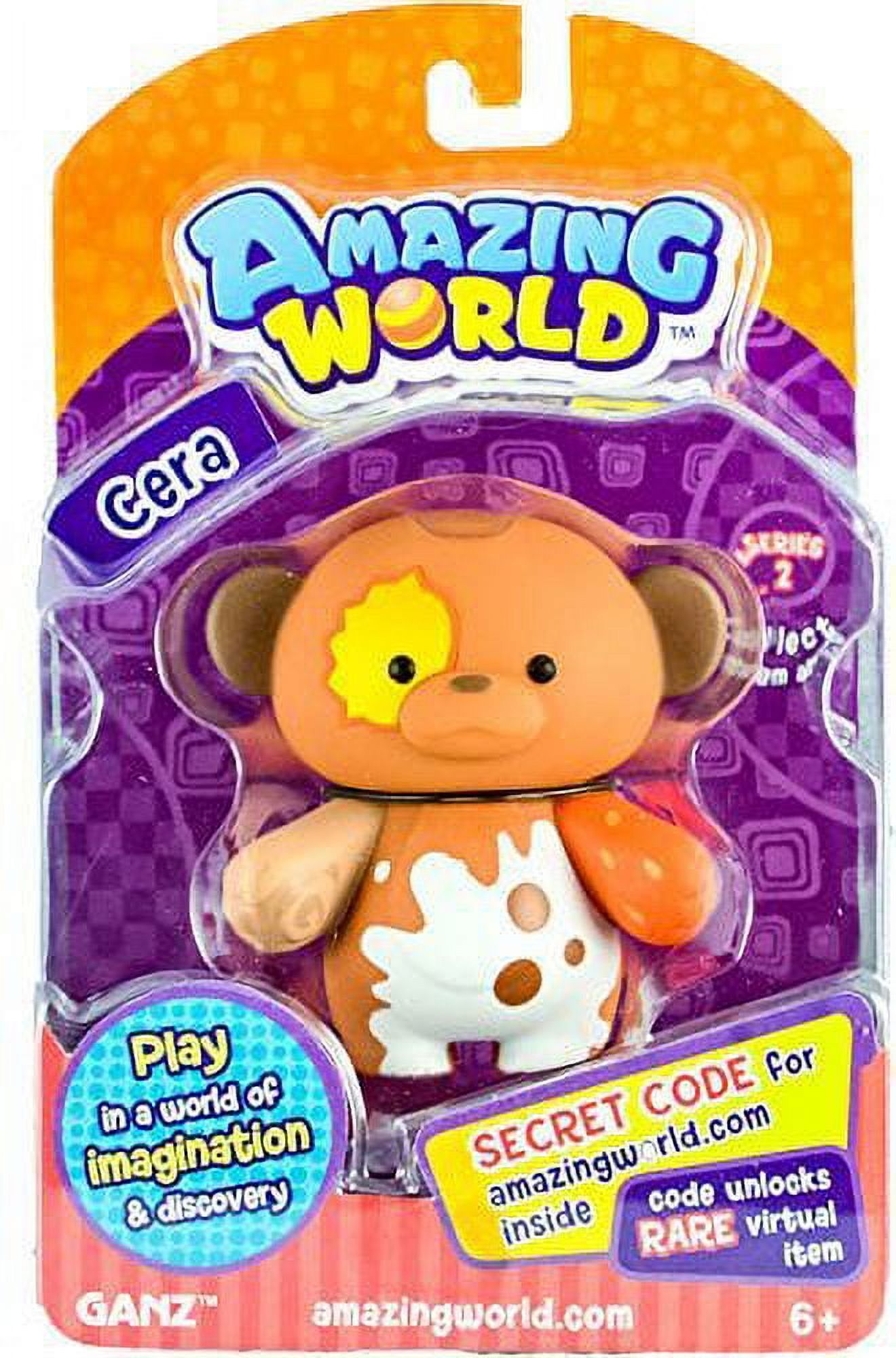 Ganz Amazing World Figures Cera Monkey 5 x 5 x 5 Inch Action Figure ...