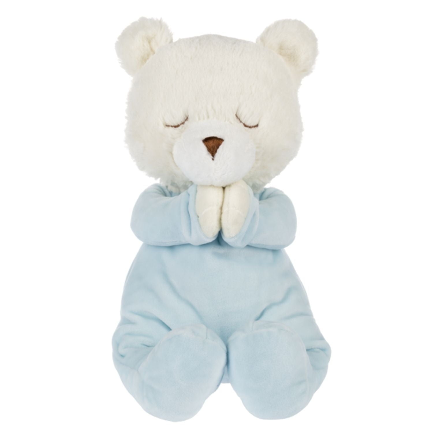 Ganz Baby Boys Blue Soft Plush Praying Pajama Bear, 12" Stuffed Animal ...