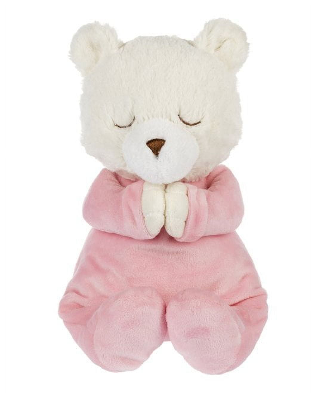 Ganz Baby Girl's Pink Soft Plush Praying Pajama Bear, 12" Stuffed ...