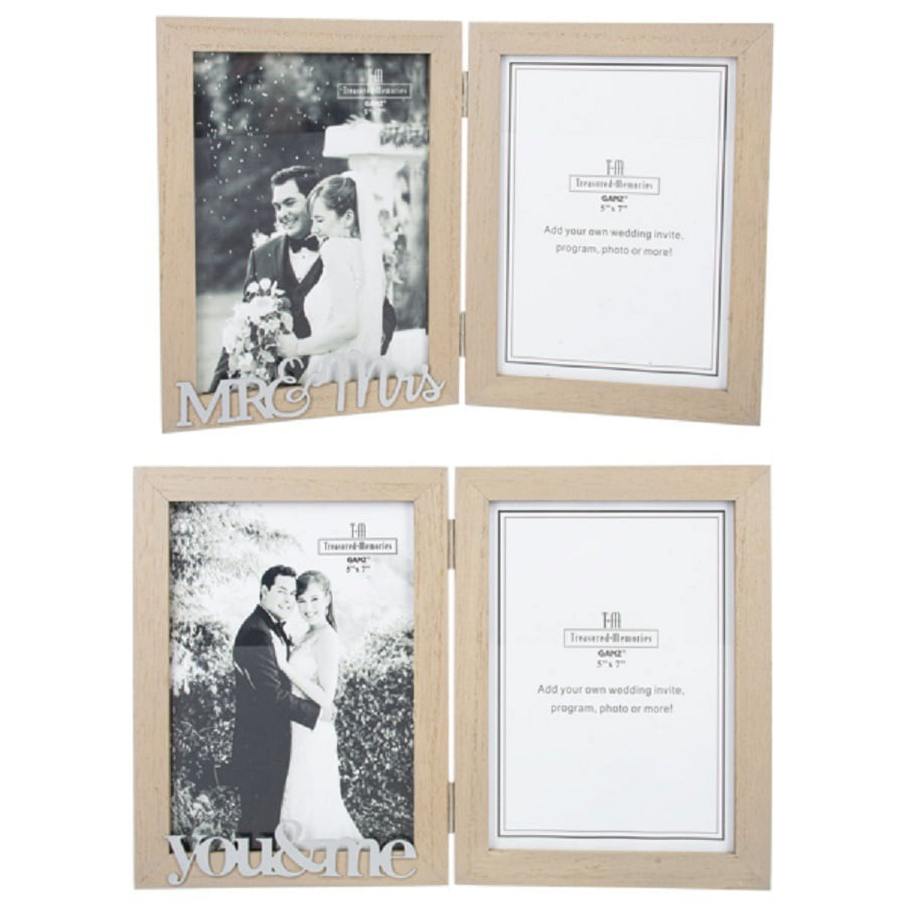 Ganz Bridal 2 Panel Accordion Photo Frames, Set of 2 (ER79002 ...