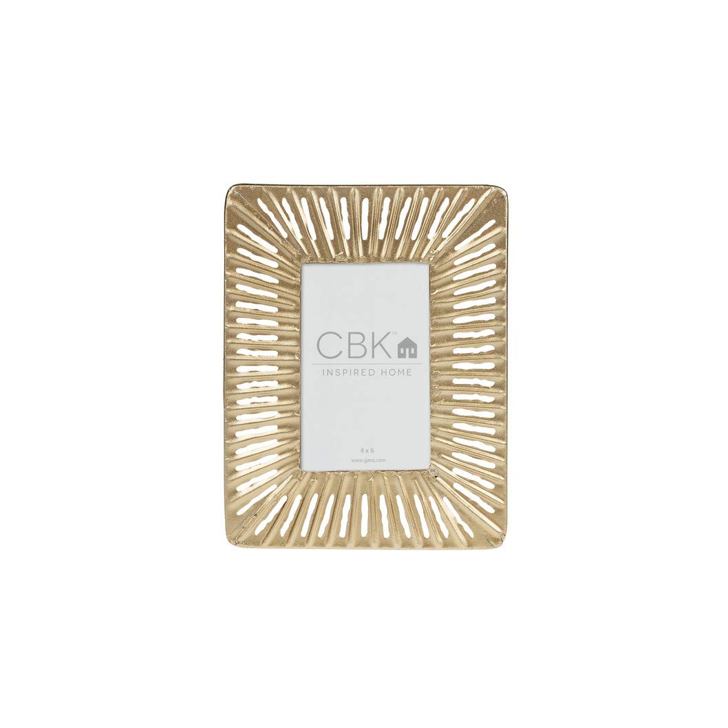 Ganz CB173714 Gold Cutout Frame, Metal and Glass (4 Inches x 6 Inches ...