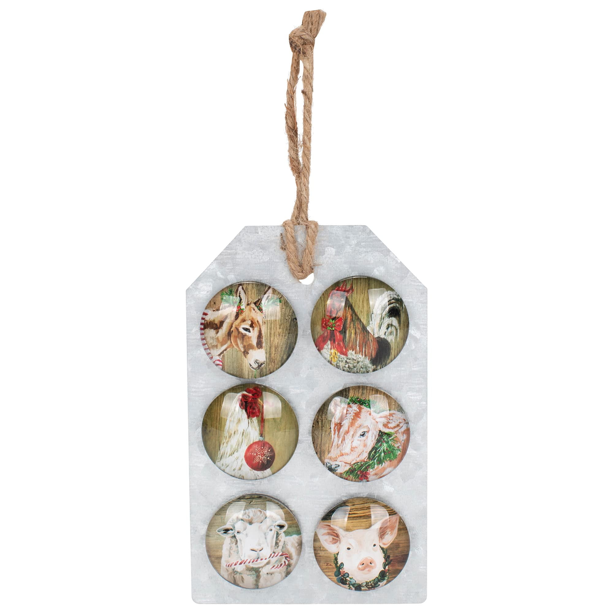 Ganz CX174958 Christmas Farm Animal Magnet, Set of 6 - Walmart.com