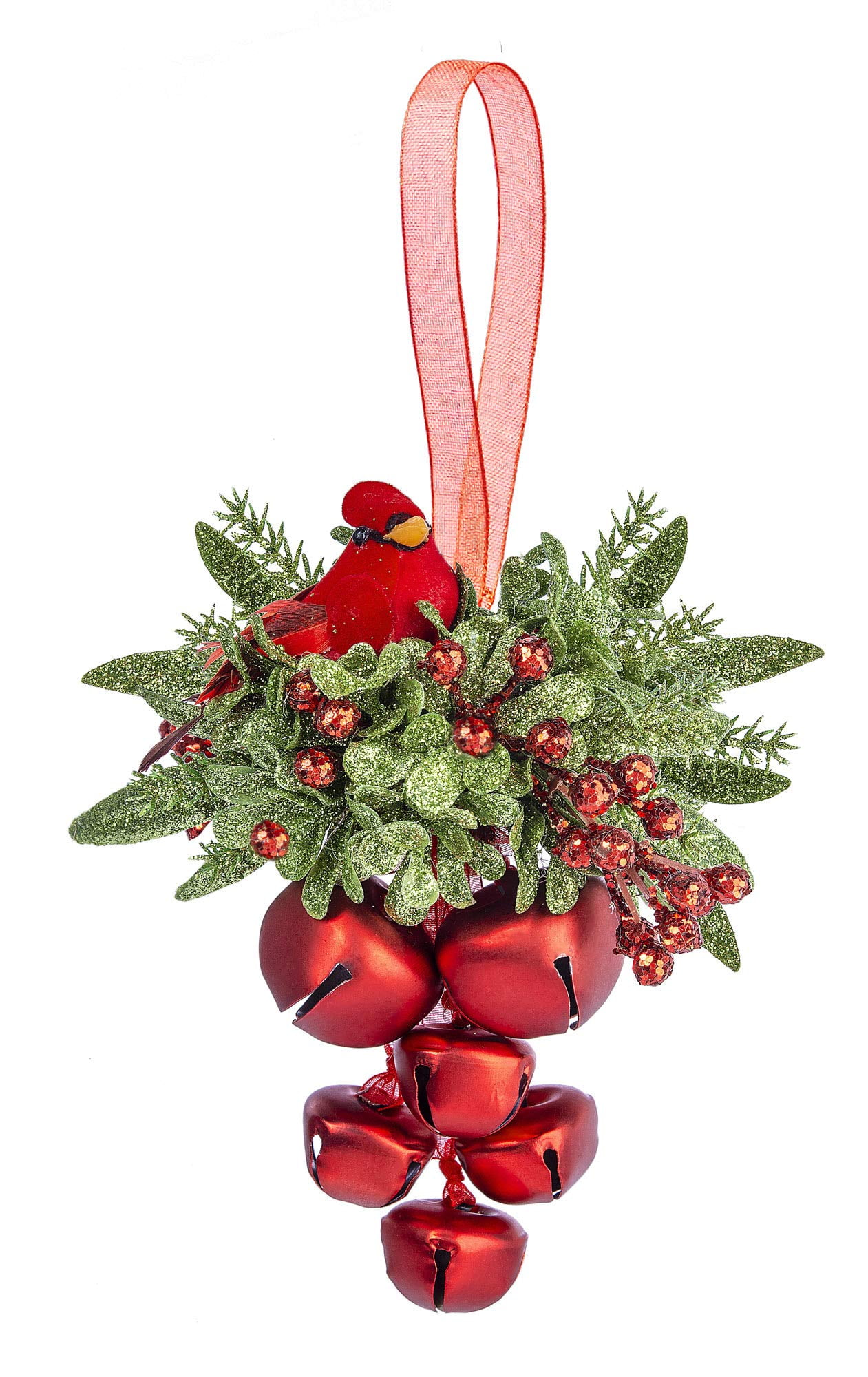Ganz Cardinal Jingle Bell Cluster Decorative Ornament - Walmart.com