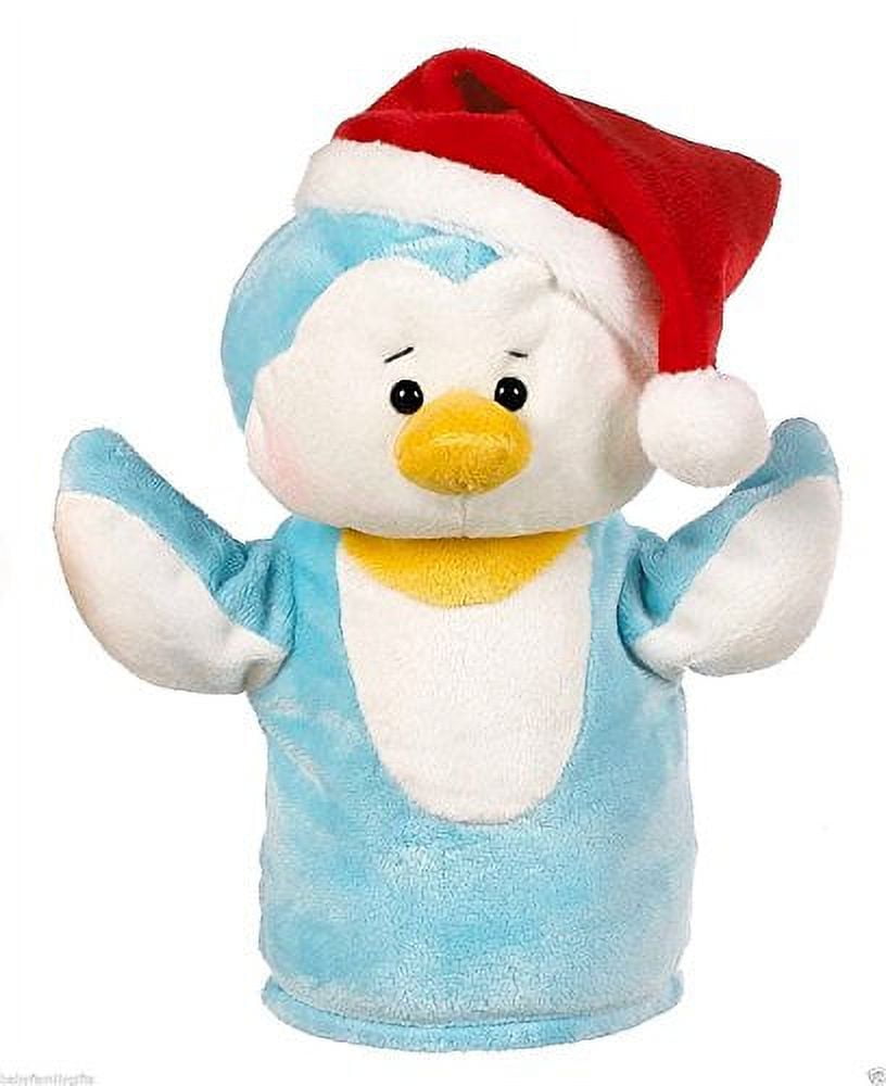 Ganz Christmas Holiday Playtime Puppets Plush Penguin Hand Puppet Toy ...