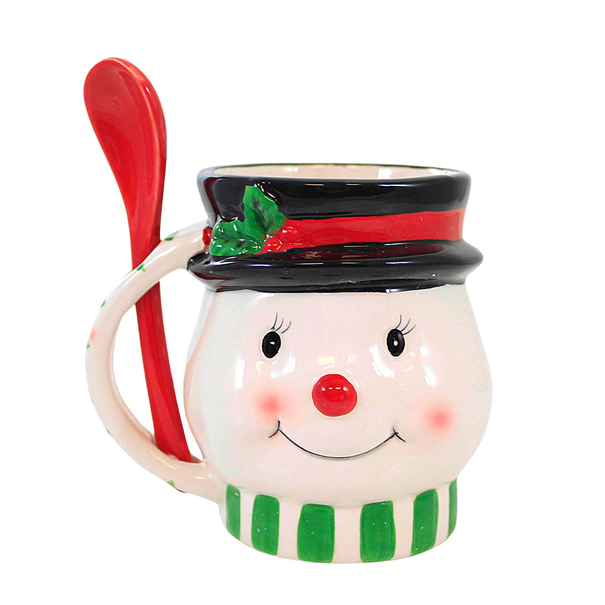 Ganz Christmas Mug With Spoon - One Mug With Spoon 4 Inch, Dolomite ...