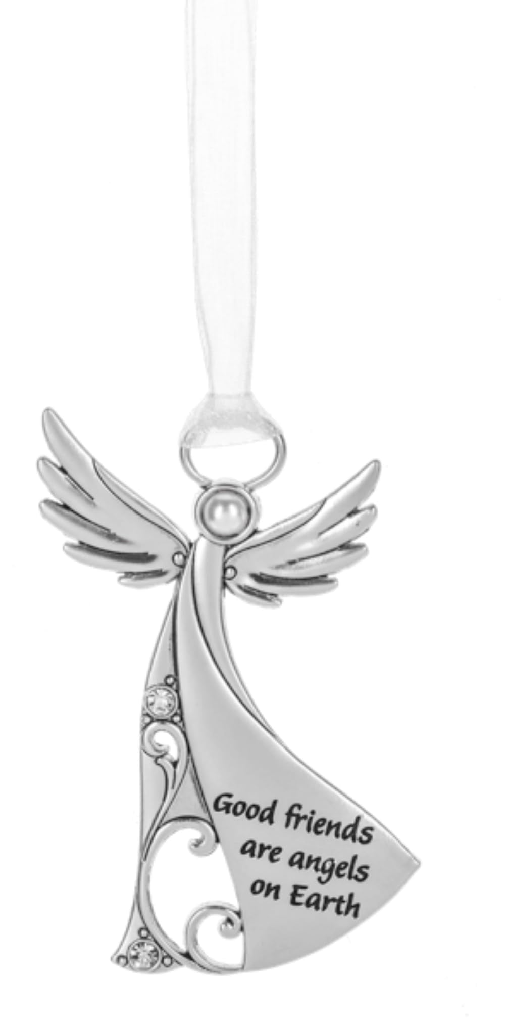 Ganz Good Friends are Angels on Earth Hanging Ornament, 3.25-inch ...