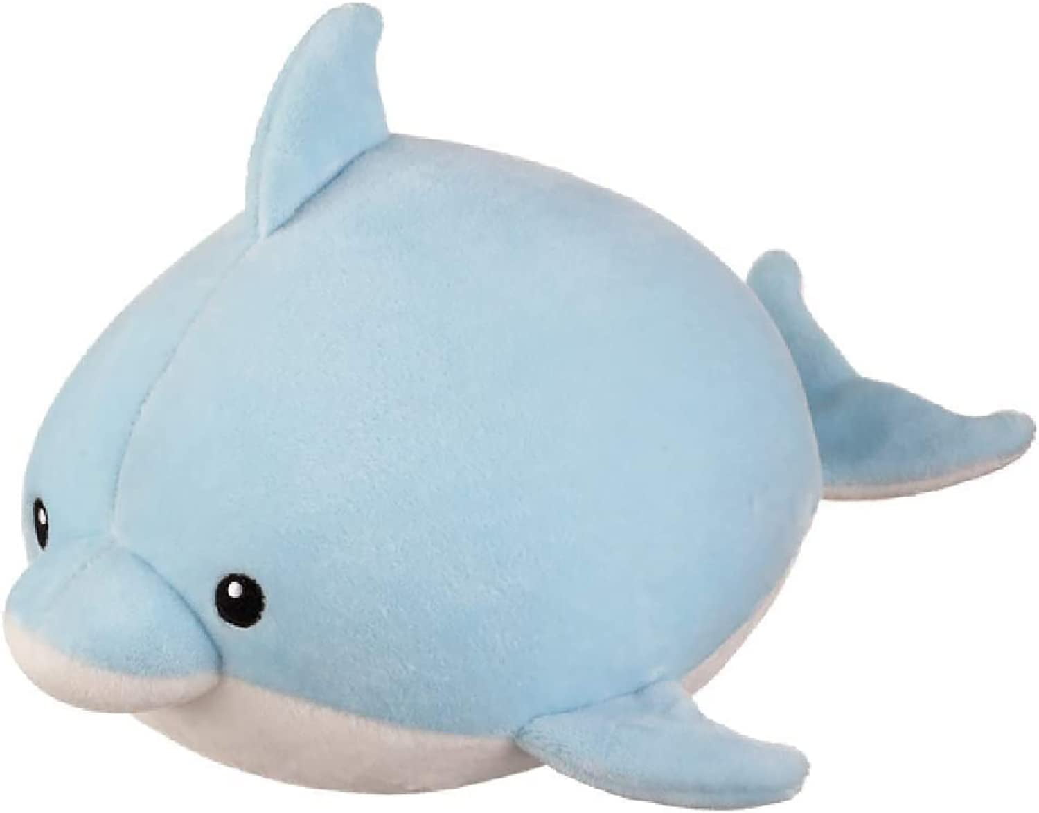 Ganz H14353 Squishy Squad Dolphin Plush Figure, Blue and White, 10-inch ...