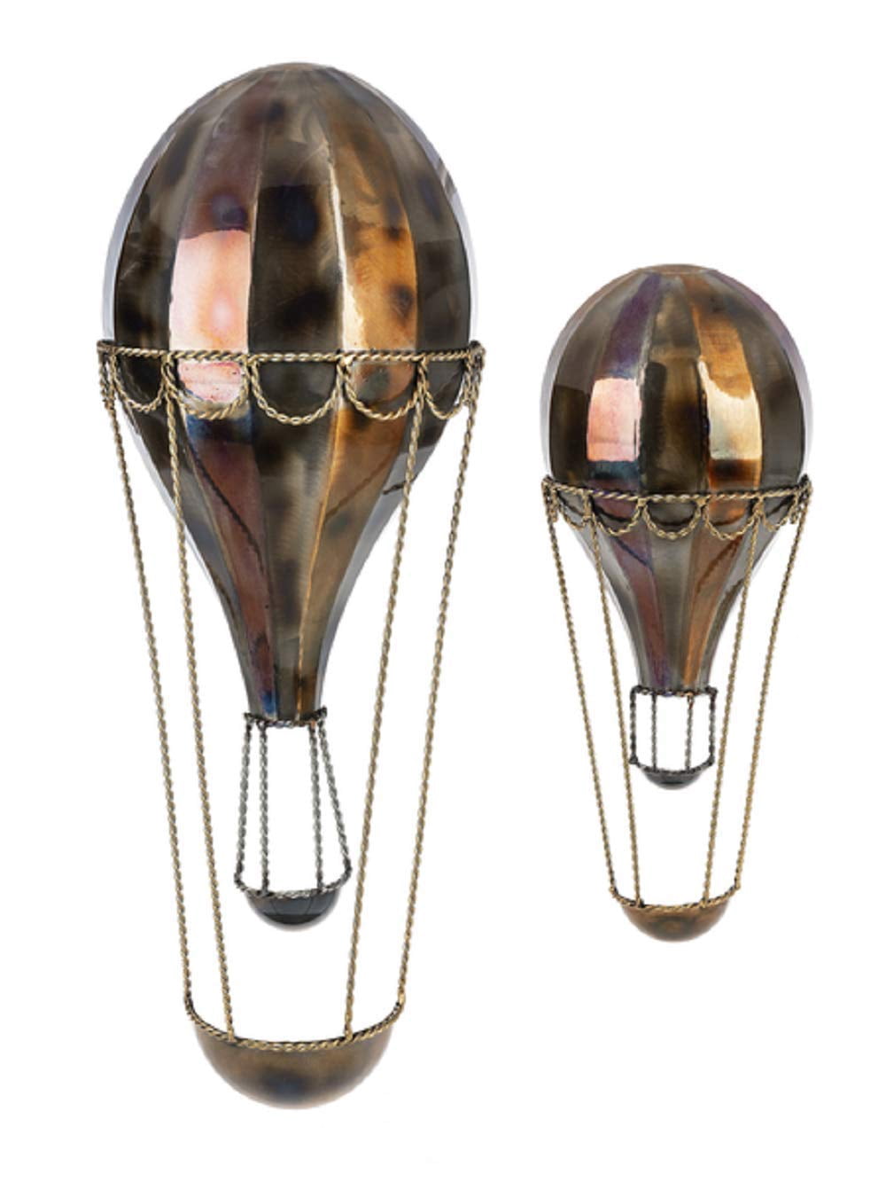 Ganz Hot Air Balloon Wall Decor Set of 2 Assorted - Walmart.com