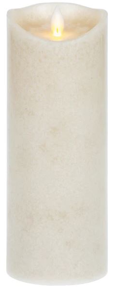 Ganz LED Mottled 3x8"Wax Pillar, Linen (ARG3218) - Walmart.com