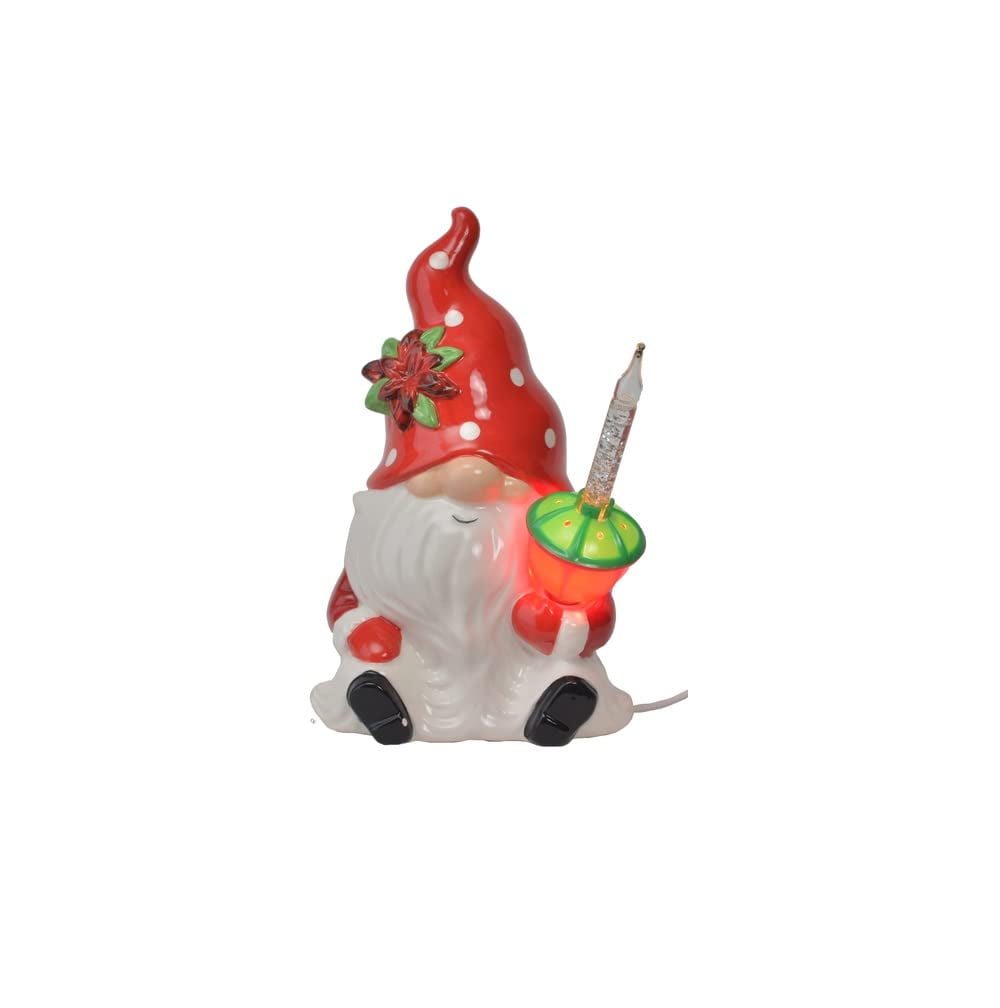 Ganz Led Light Up Bubble Light Gnome Figurine - Walmart.com