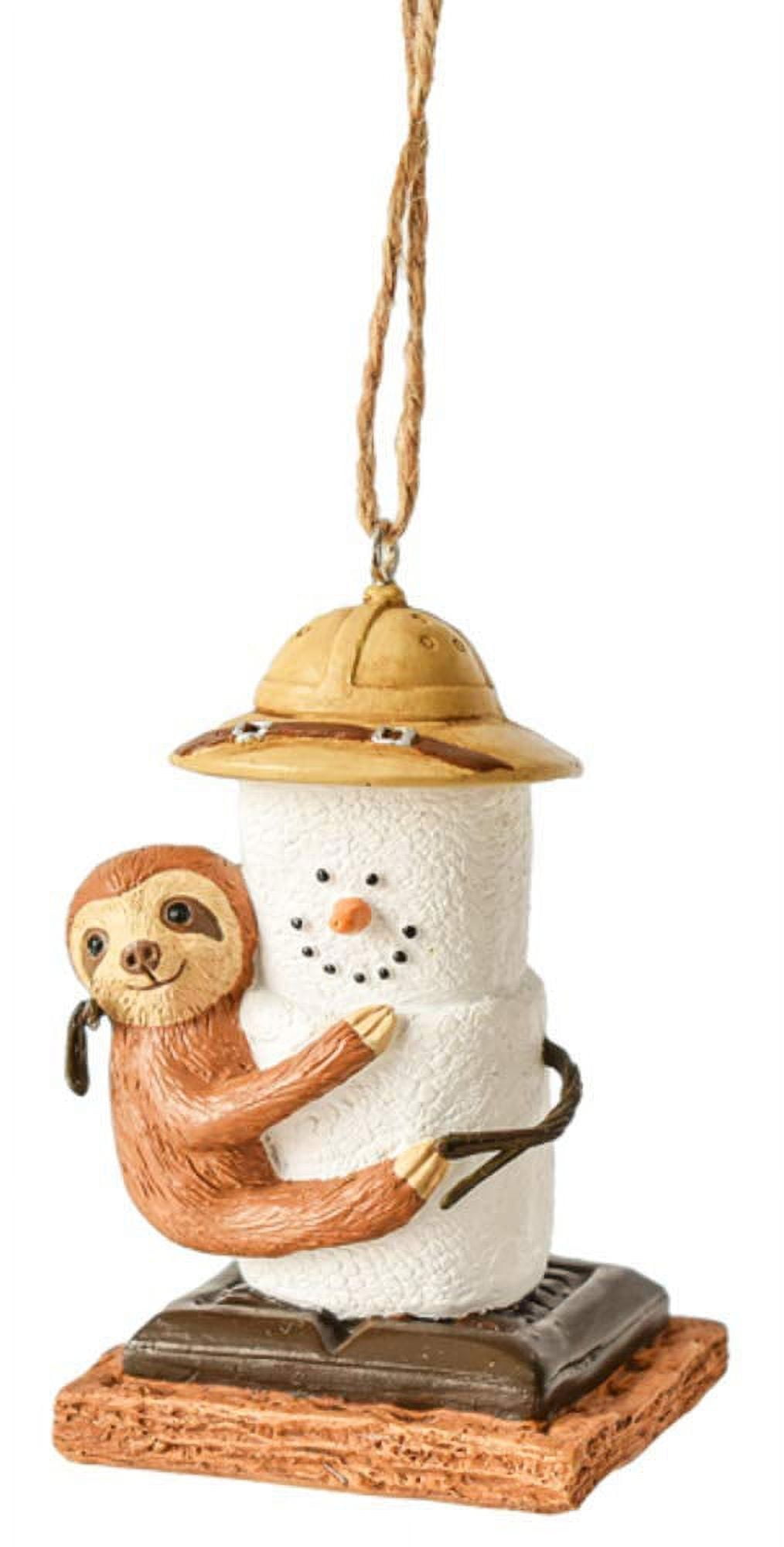Ganz MX179702 S'Mores Sloth Decorative Hanging Ornament, 3.25 Inches ...