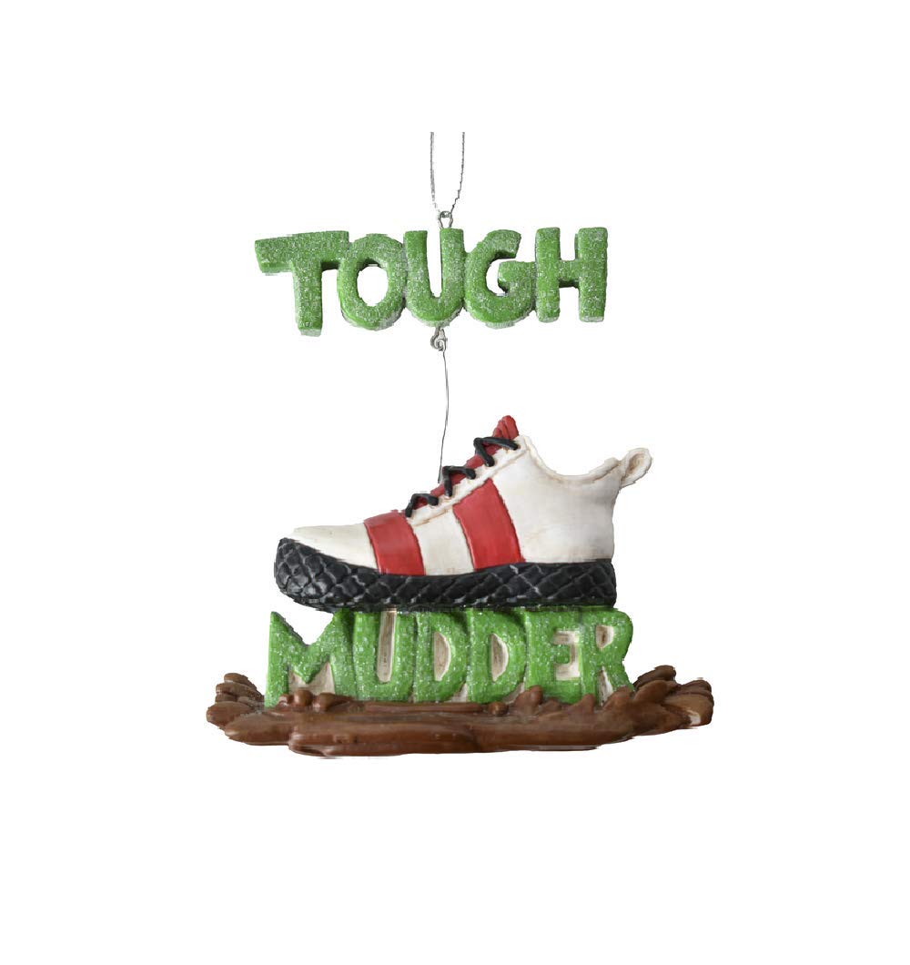 Ganz MX179803 Tough Mudder Running Ornament, 4-inch Height, Resin and ...