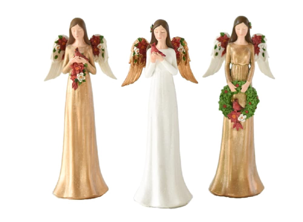 Ganz MX179930 Garden Angel Figurines, Set of 3 - Walmart.com