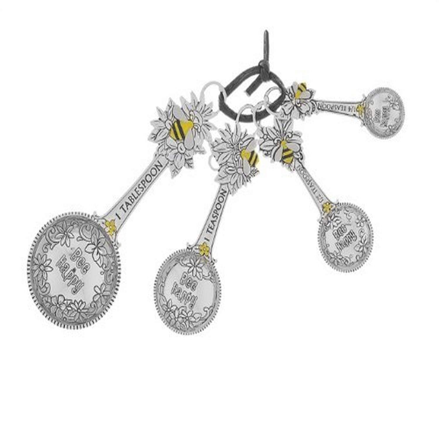 Ganz Measuring Spoons - Bee Happy (4 Piece Set) - Walmart.com