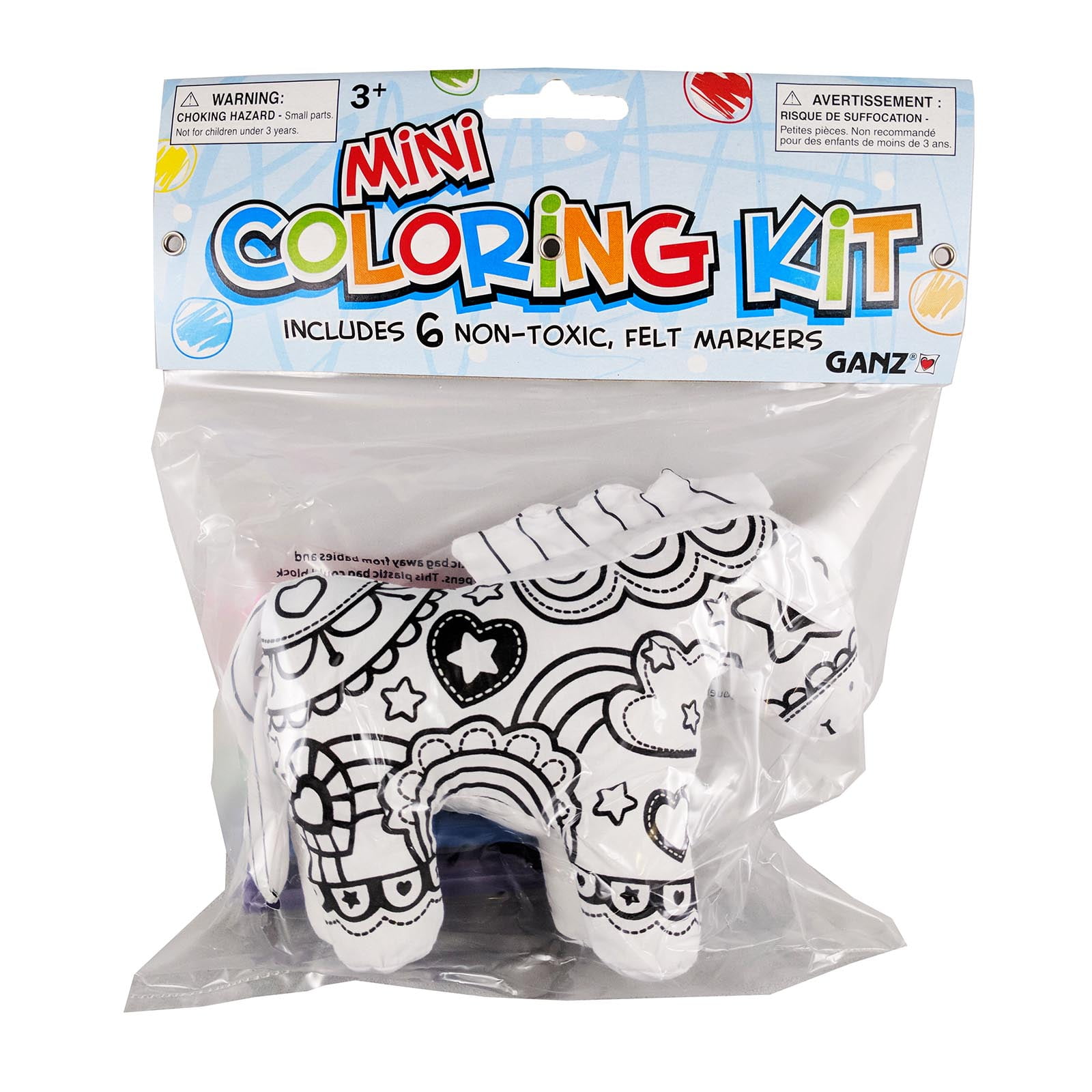 Ganz Mini Coloring Kit- Assorted Animals - Walmart.com