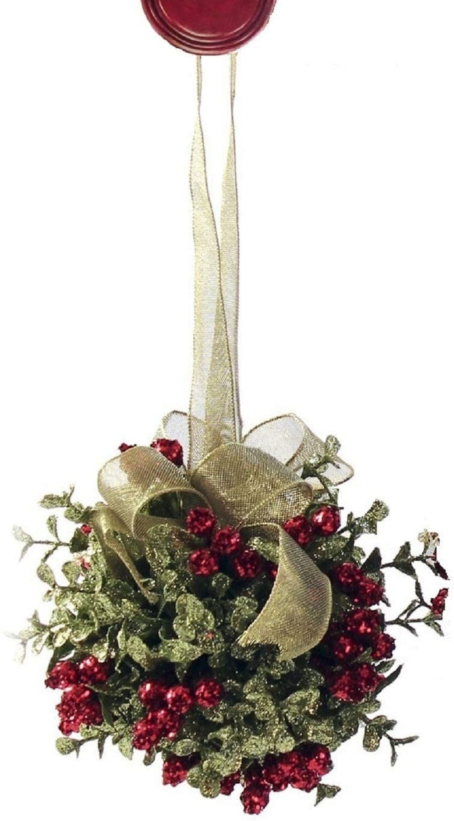 Ganz Mistletoe Door Kiss Ball (Kk16) Acrylic Hanging Ornament - Walmart.com