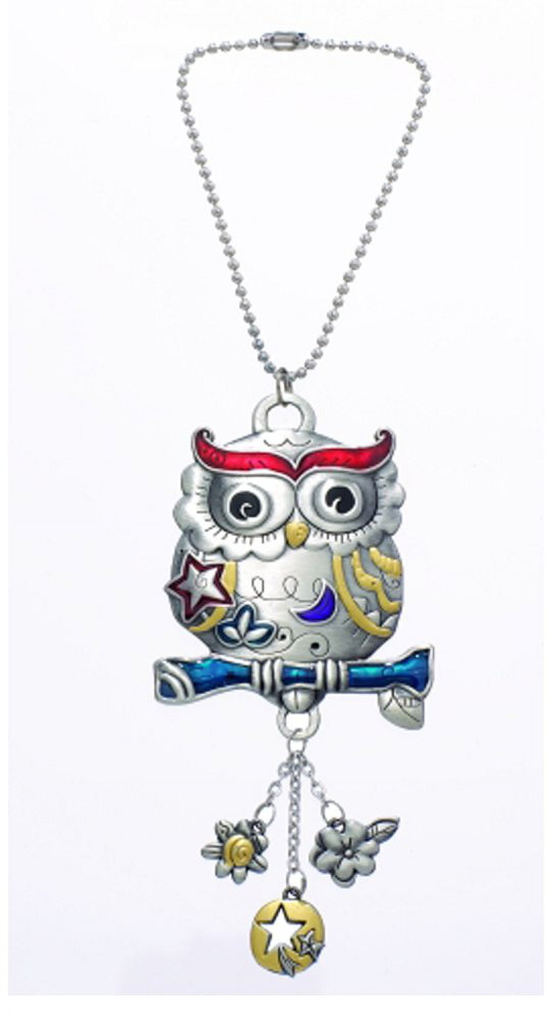 Ganz Owl Color Art Car Charm - Walmart.com