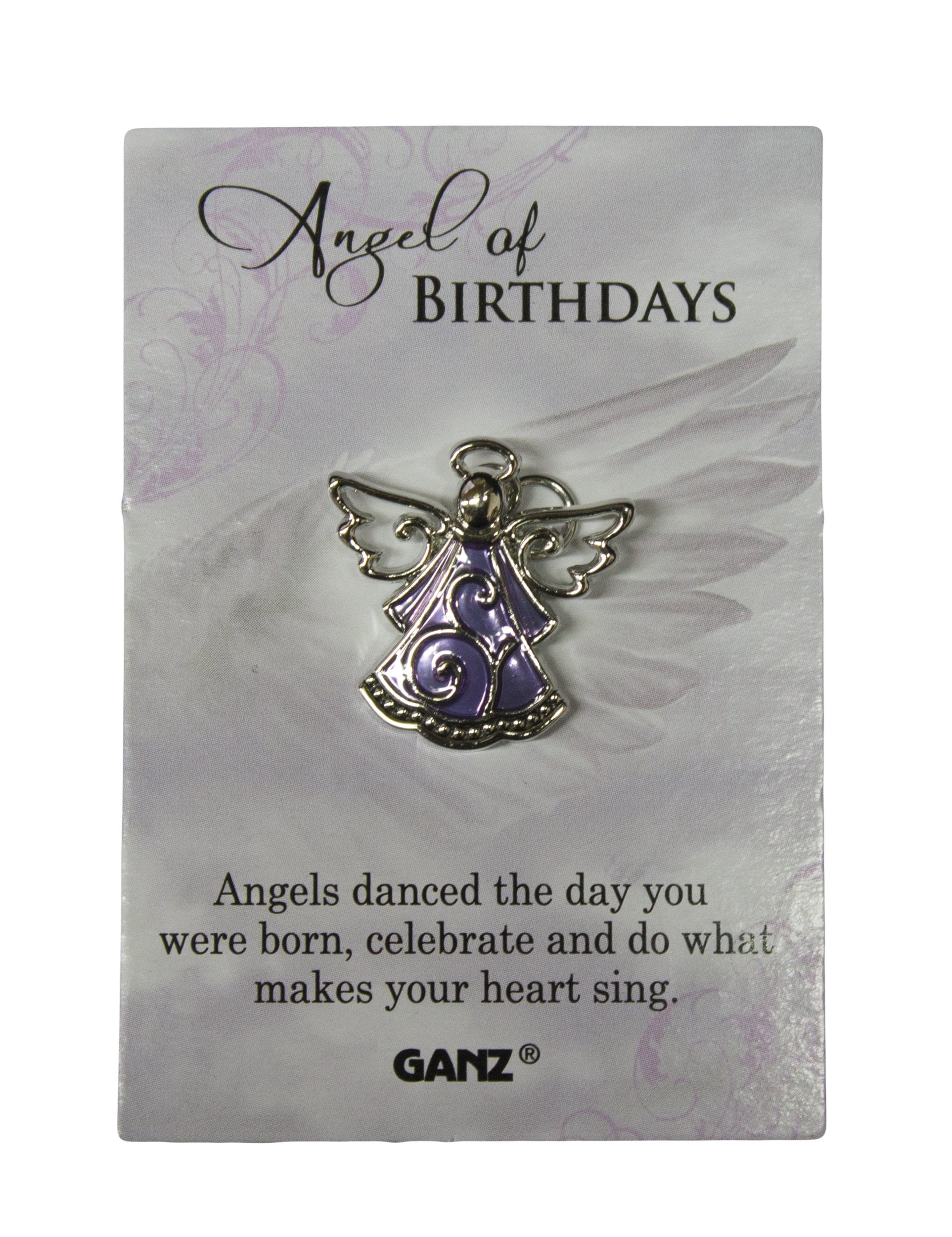 Ganz Pin - Angel of Birthdays "Angels danced the day you were born ...