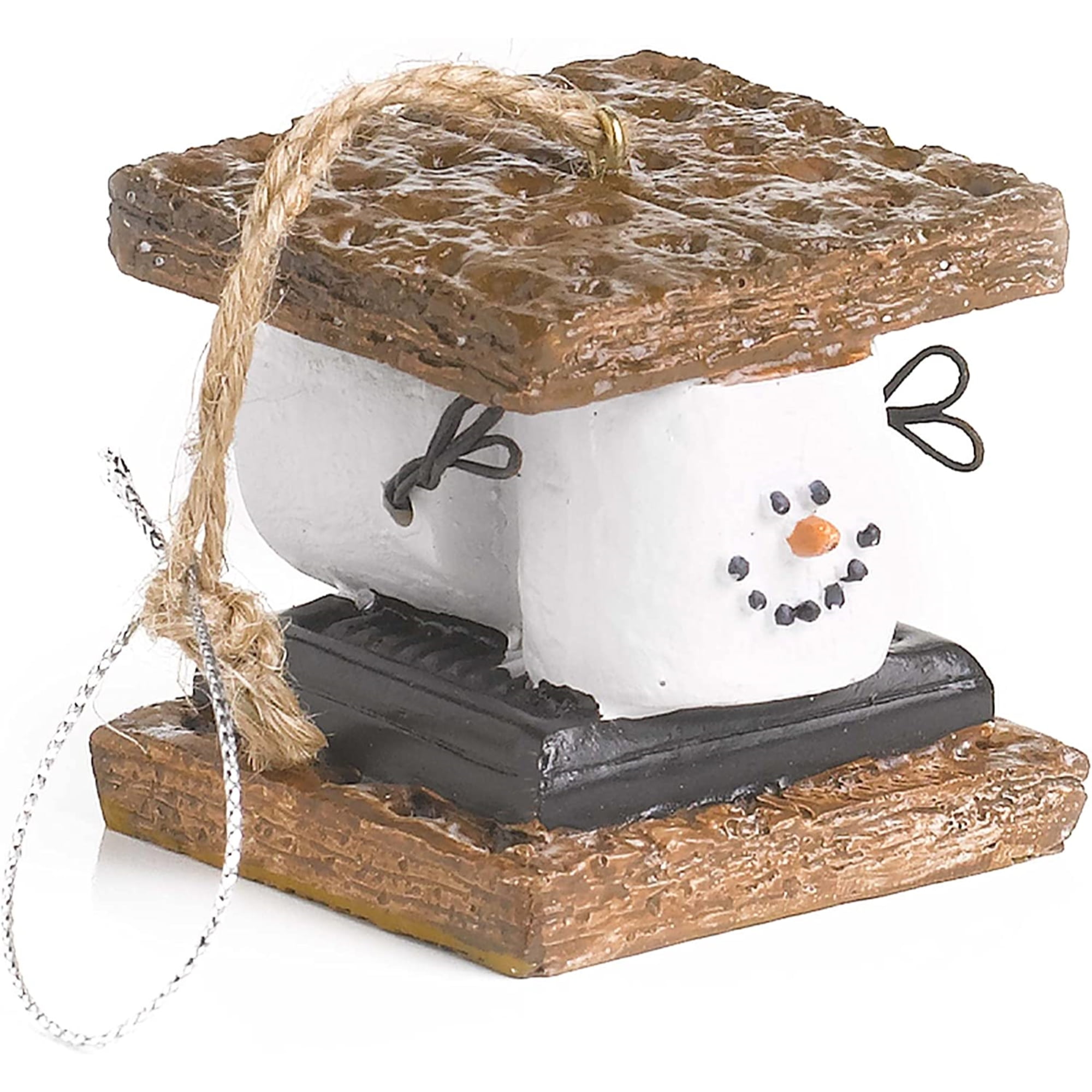 Ganz S'mores Resin Holiday Ornament, S'mores Snowman - Walmart.com