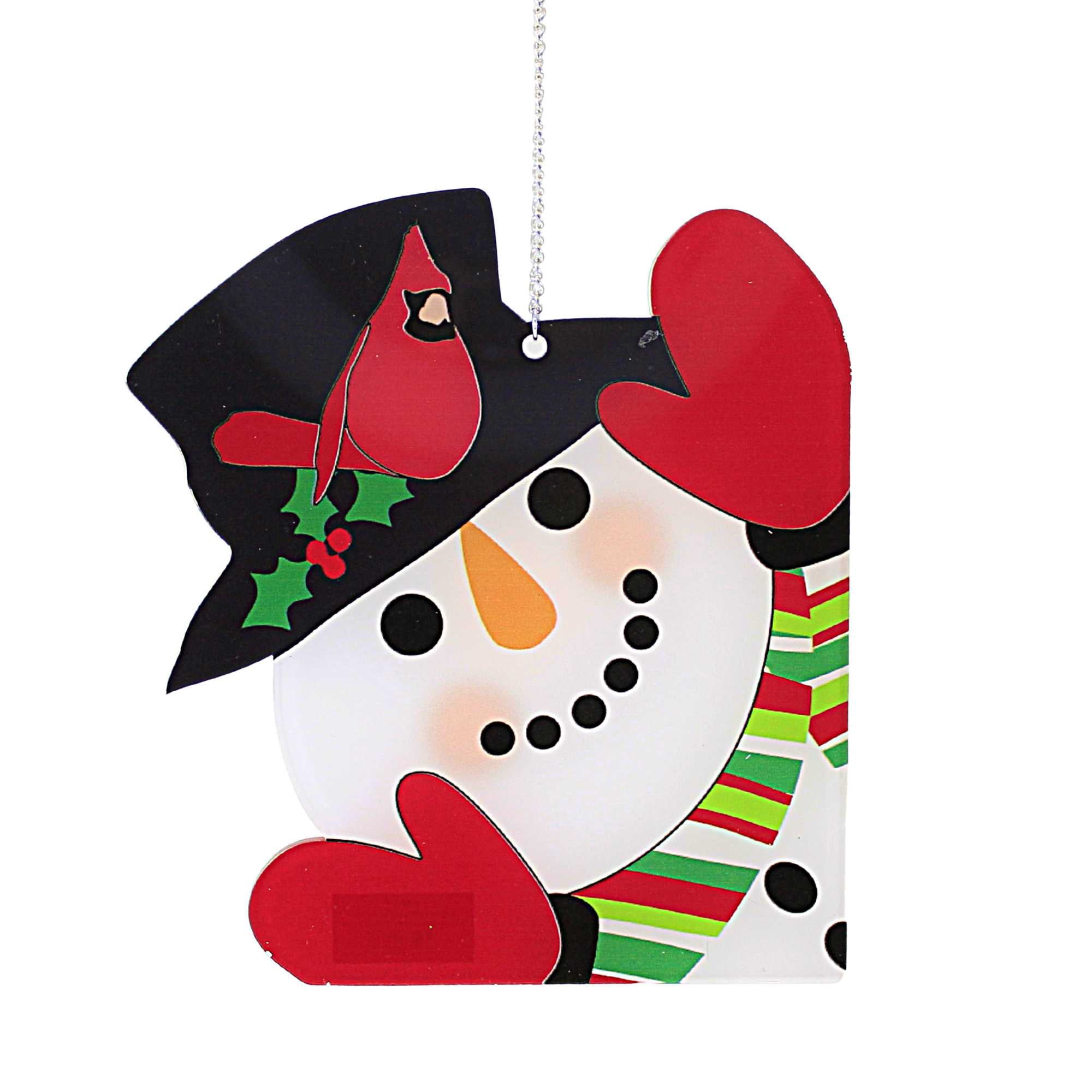 Ganz Snowman Peek-A-Boo Window Décor - One Window Decor 7 Inch, Acrylic ...